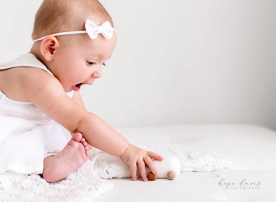 Meridian Ms Baby Photographer |6 month old photo session | Hope Davis ...